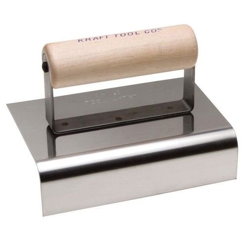 Kraft Tool Concrete Trowel, Step & Corner Outsider Cove Tool 3/4 ...
