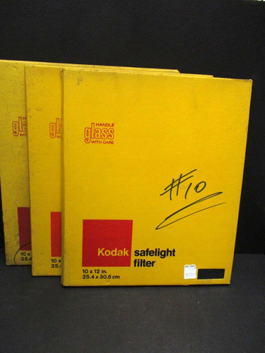 Kodak 10x12" #10 safelight filter | eBay