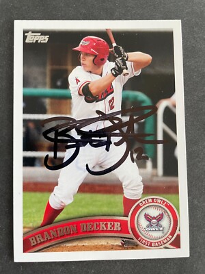 2011 Topps (Pro Debut) SIGNED: Brandon Decker #221 | eBay