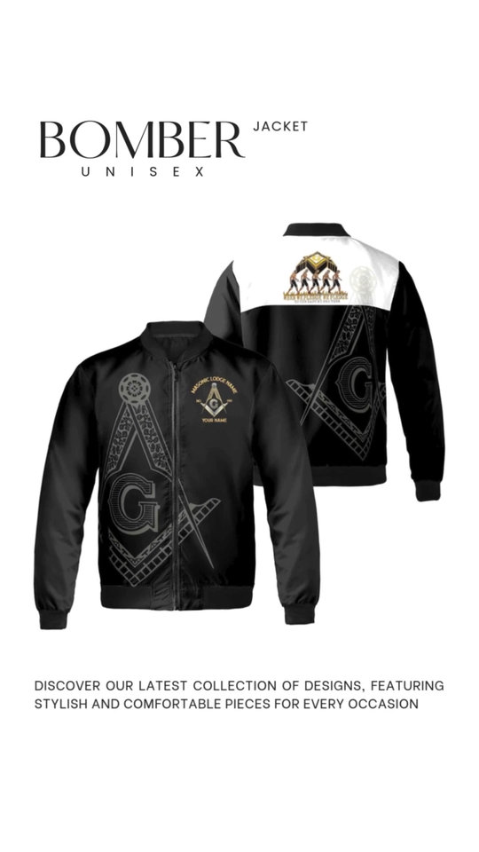 Customize Lodge Name, Name and Number PHA Freemasonry Masonic Bomber ...