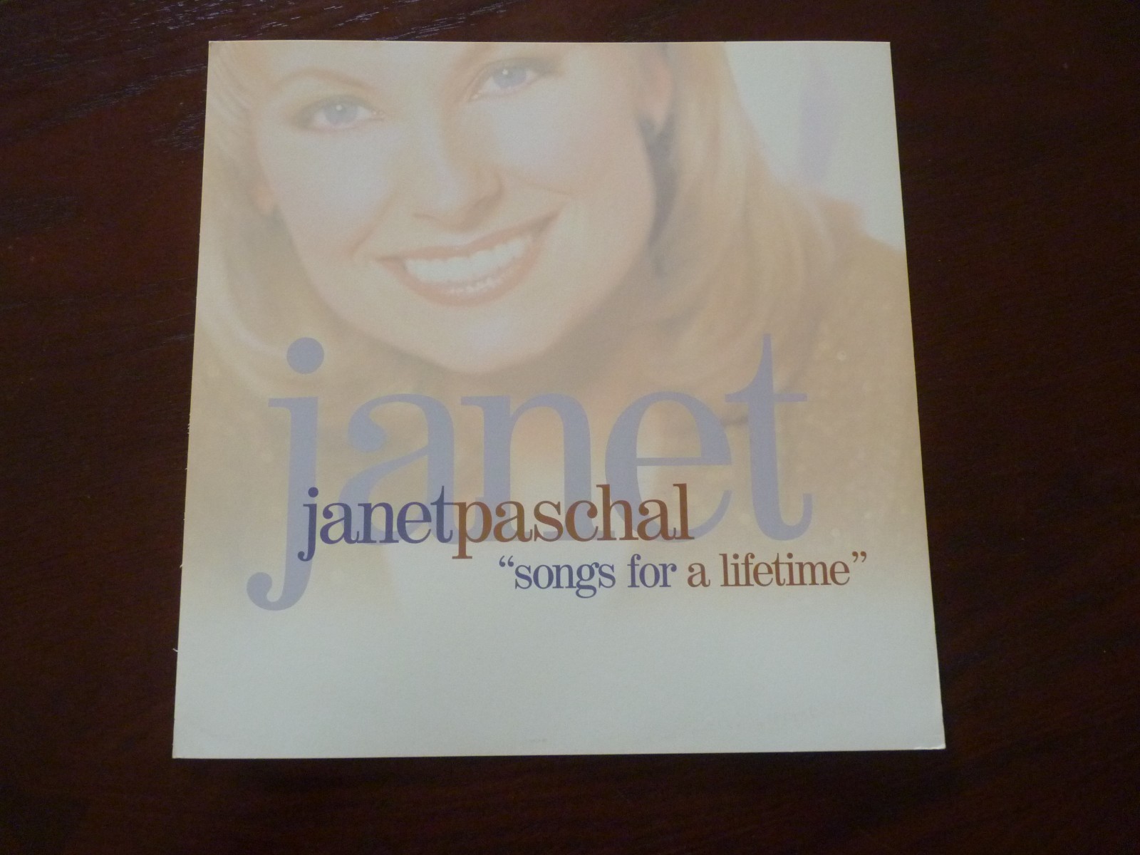 Janet Paschal Songs for a Lifetime LP Record Photo Flat 12x12 Poster | eBay