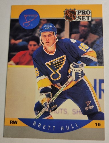 1990 Brett Hull Pro Set NHL #263 St. Louis Blues Ice Hockey Card | eBay