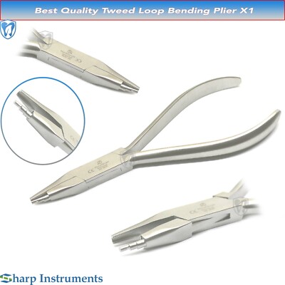 Dental Orthodontic Tweed Loop Plier Wire Forming Serrated Tips ...