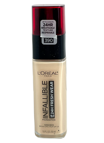 L'Oreal Infallible Foundation Up To 24H Fresh Wear SPF25 1.0fl.oz./30ml ...
