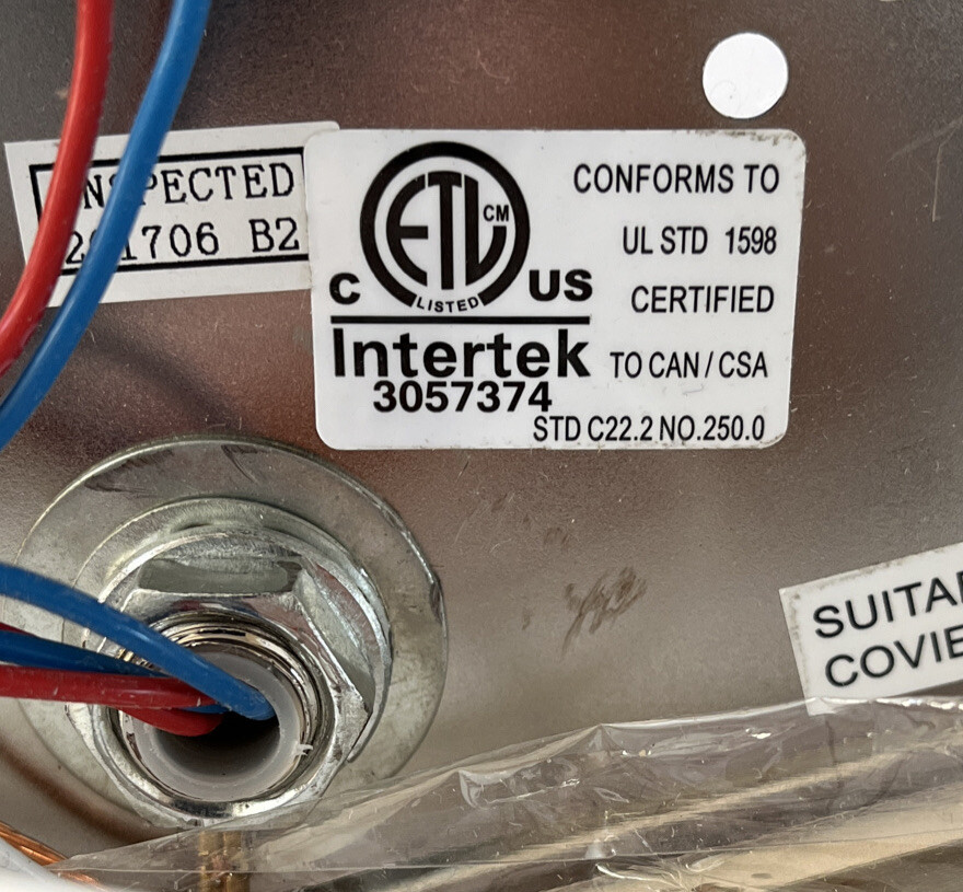 Intertek #3057374 Wall Vanity LED Light Fixture Chrome New No Hardware ...