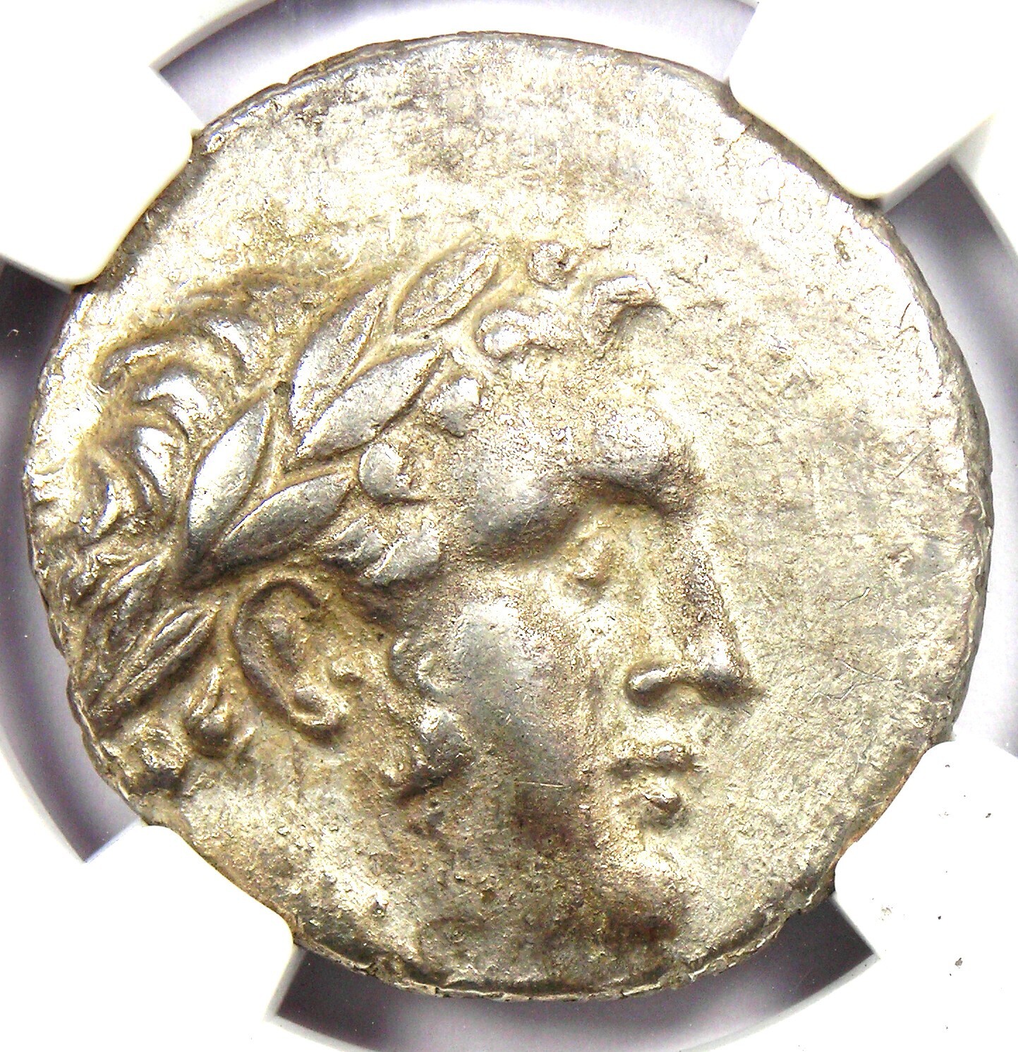 Phoenicia Tyre AR Shekel Bible Coin Melkart Eagle 126 BC - 65 AD - NGC ...