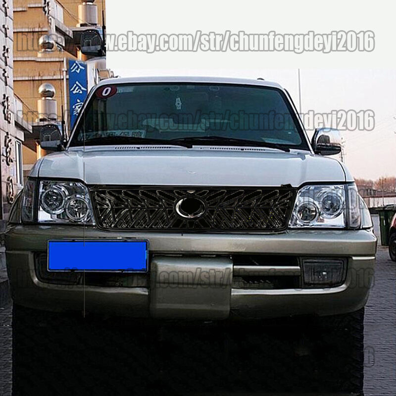 Front Bumper Grille Grill Trim For Toyota Land Cruiser Prado LC90 1996 ...
