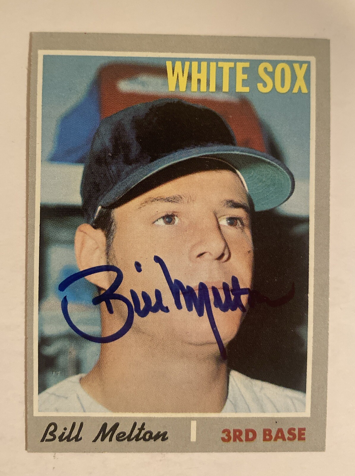 Bill Melton 1970 Topps Autographed Card Chicago White Sox Rare TC1398 ...