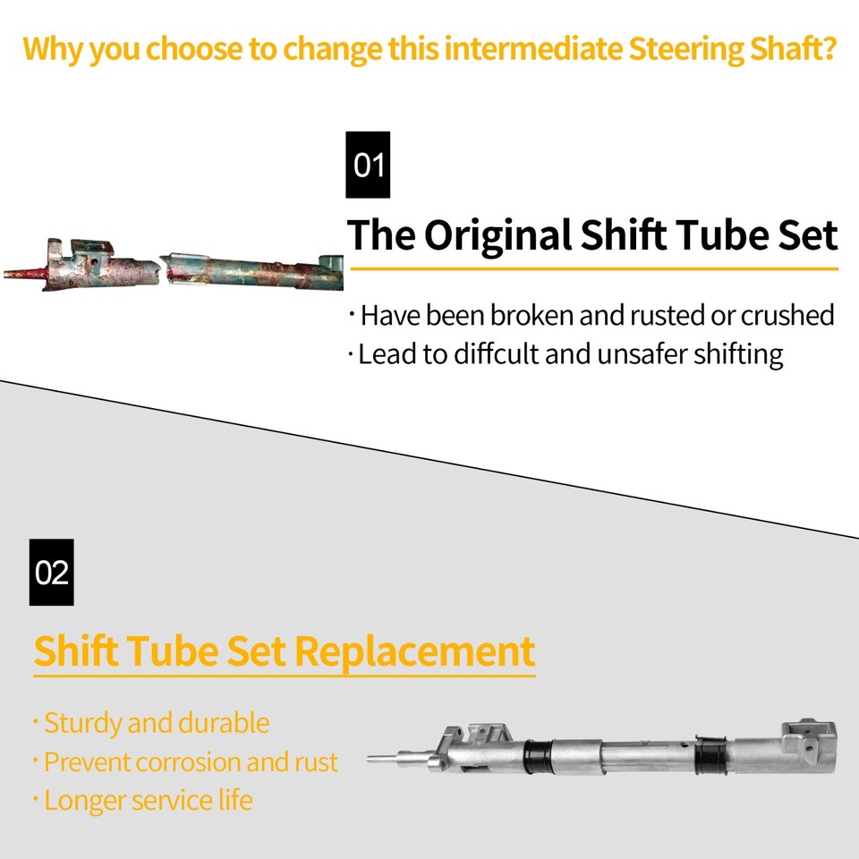 905-102 Automatic Steering Column Shift Tube for Ford F150 F250 Ranger ...