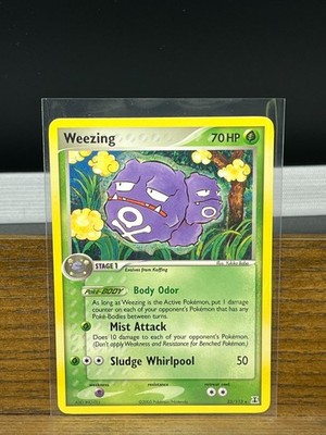 Pokemon Weezing Non-Holo Rare Pokemon TCG Card 33/113 EX Delta Species ...