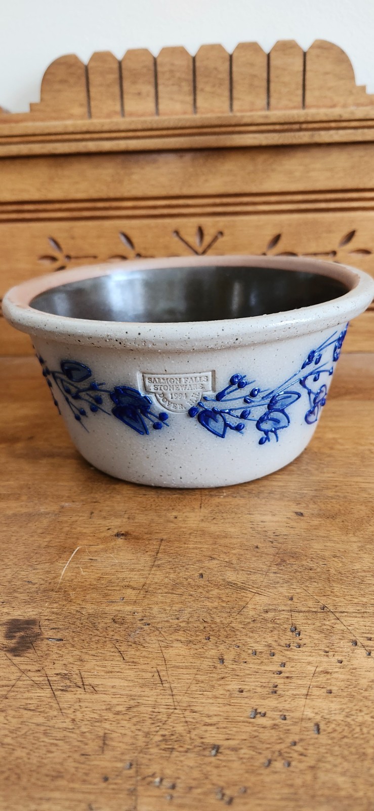 Salmon Falls Pottery Vine Bowl 7.25" x 3.5" x 5" 1994 | eBay