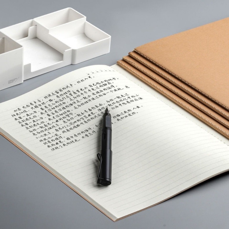 Thick Paper Notebook a5 Simple Stationery Planner Vintage Diary ...