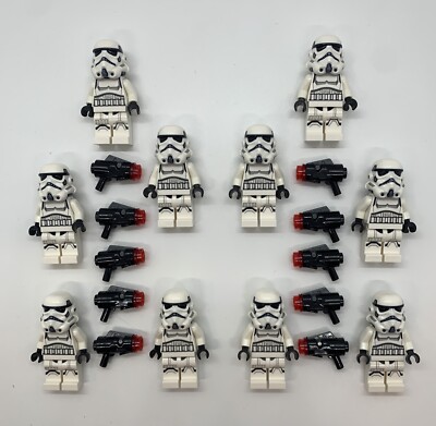 LEGO Star Wars Stormtrooper Minifigure Lot of 10 Army Builder New | eBay