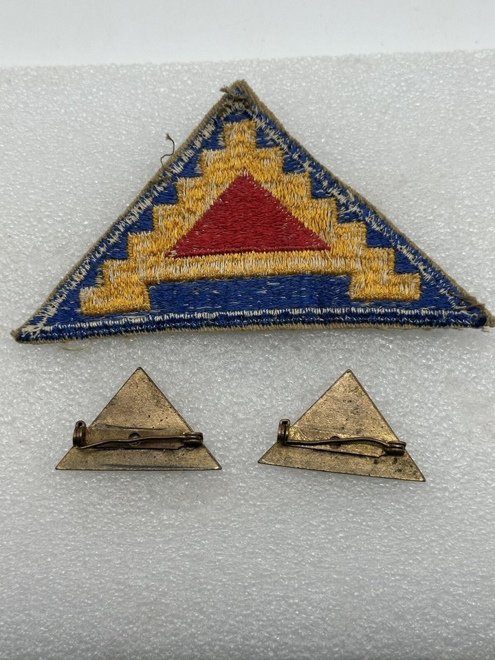 Vintage WWII 7th Army Patch and Pins | eBay
