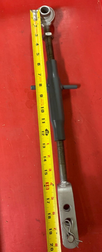 CAT 1 Adjustable Side Link 12.5" Min 19.5 " Max .570" lower holes, .75 ...