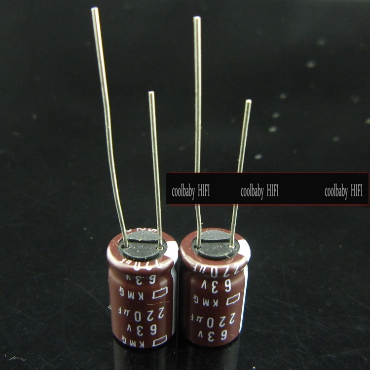 50pcs NCC Nippon Chemi-Con KMG 220mfd 63V 220UF electrolytic Capacitor ...