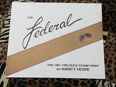 1991 - Federal Duck Stamp Print *NANCY HOWE* with Stamp! limited Edition | eBay