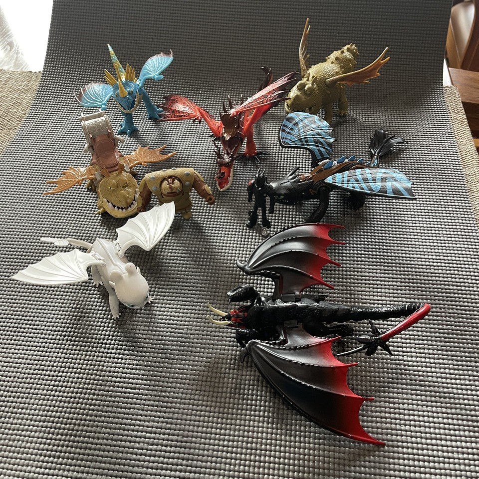 2019-20 HOW TO TRAIN A DRAGON (7) & Figures (2) rare HTF Collection Set ...