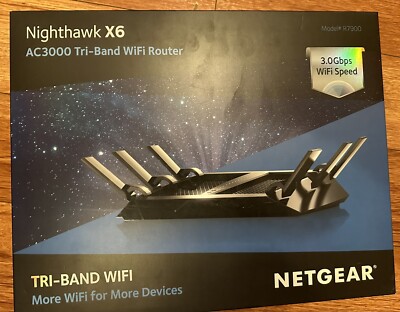 NETGEAR Nighthawk X6S AC3600 Tri-Band 2 Port WiFi Router (R7900P) | eBay