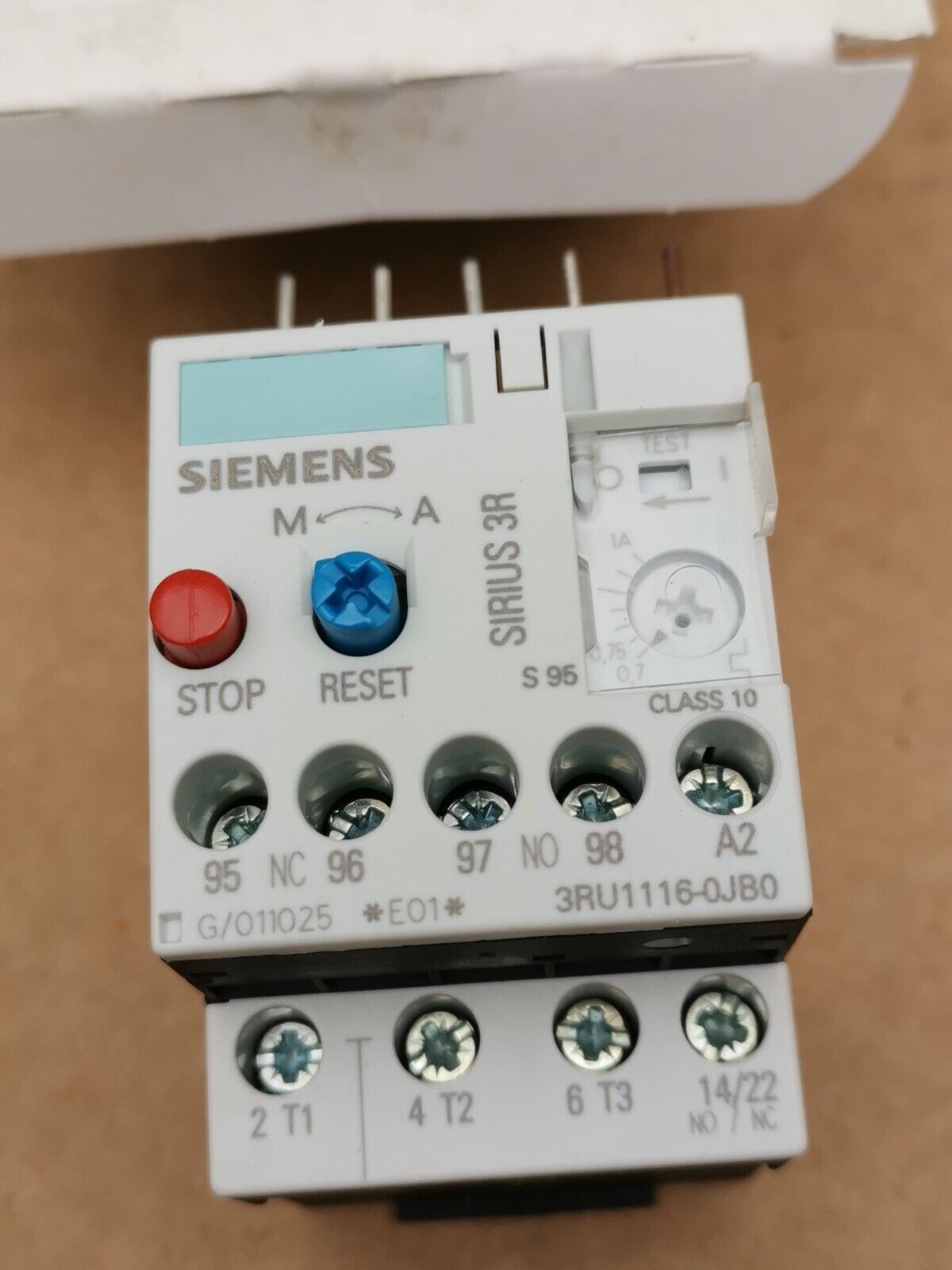 Siemens 3ru1116-0jb0 Overload Relay for Sirius 3rt Contactor for sale online | eBay