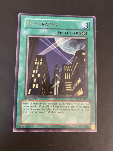 Yu Gi Oh Skyscraper dp1-en021 1st RARE | eBay
