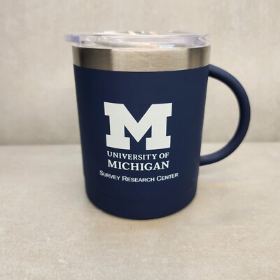 University Of Michigan Wolverines Metal Coffee Mug "Survey Research ...