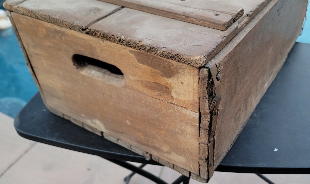 Anheuser Busch Crate Pre Prohibition Beer Box Wood 1916 Budweiser St ...