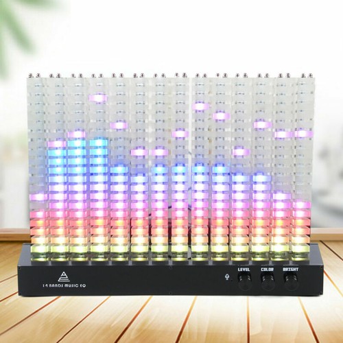 14-segment Spectrum Analyzer LED Level Indicator Music Display Light ...