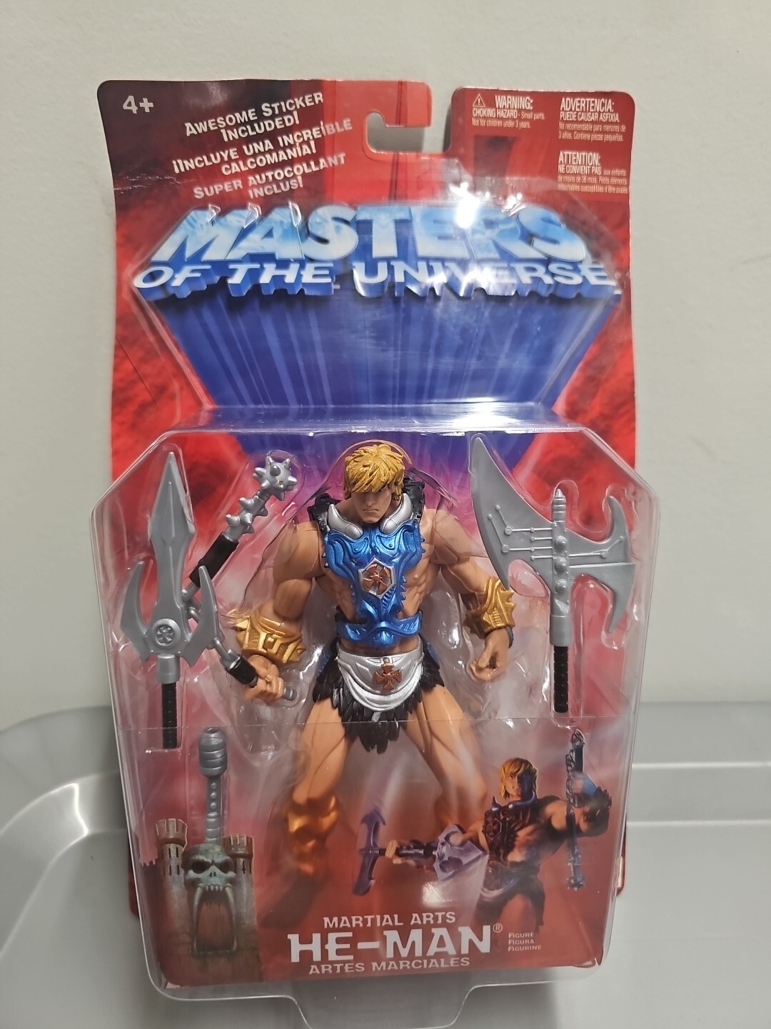 NEW 2002 He-man Masters Of The Universe MARTIAL ARTS HE-MAN 200x Mattel ...
