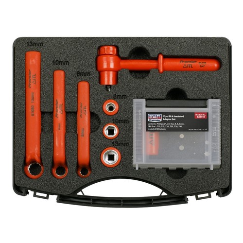 Sealey Hybrid & Electric Vehicle EV Battery Tool Kit 19pc Garage ...