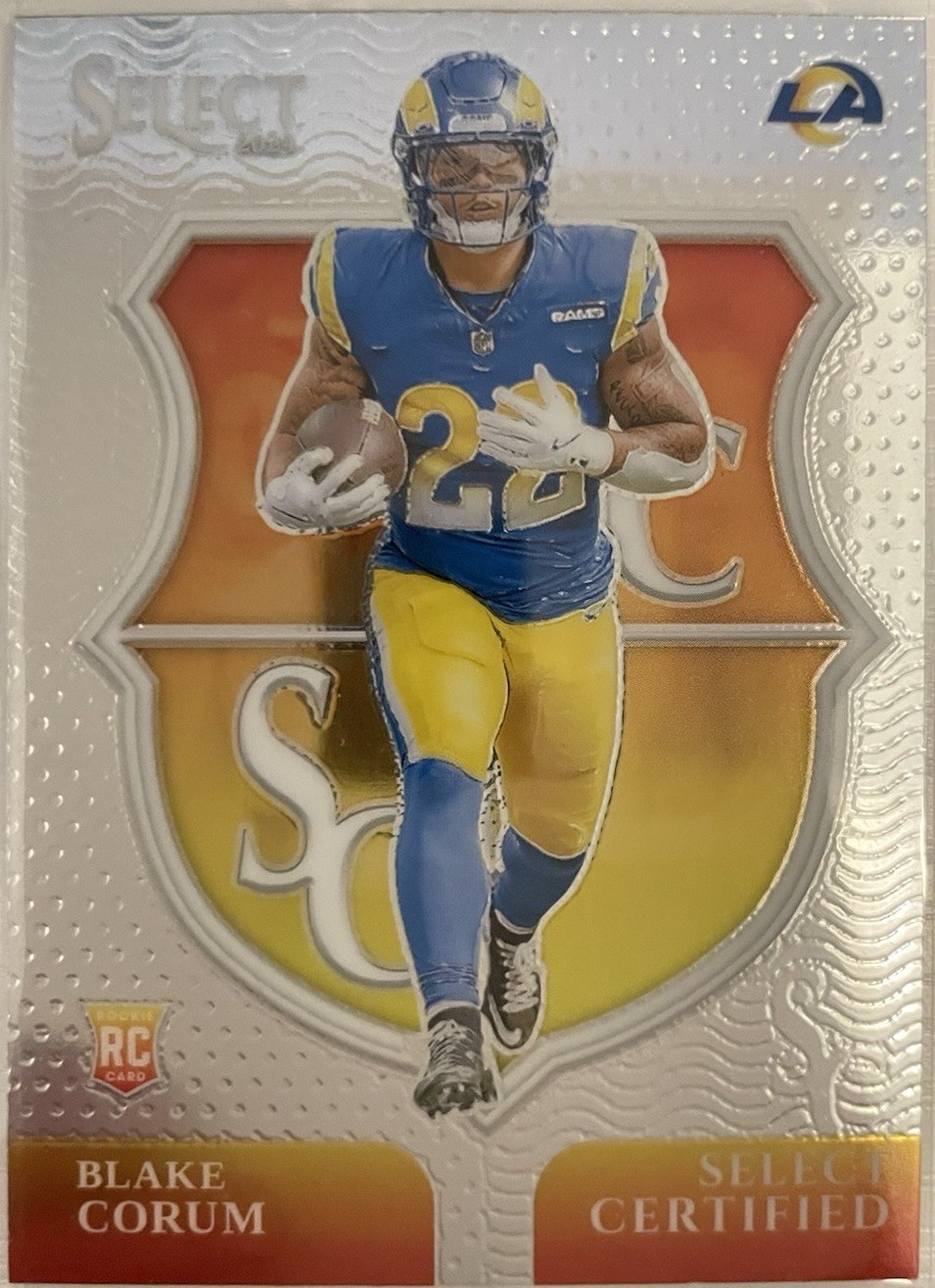 2024 Panini Select - Select Certified Rookies Blake Corum #25 Silver ...