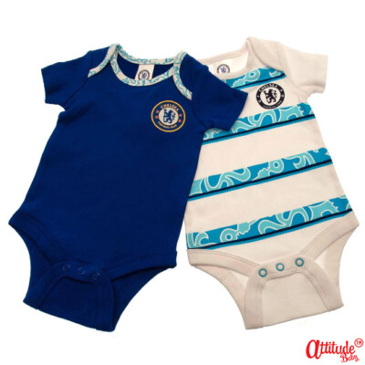 Chelsea Baby Grows-2 In A Pack-Official-2 Chelsea Bodysuits-Chelsea ...