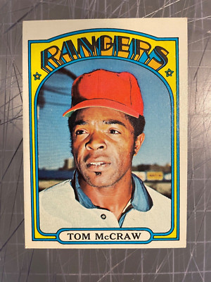 1972 TOPPS #767 TOM MCCRAW TEXAS RANGERS HI# BASEBALL CARD NM+ | eBay