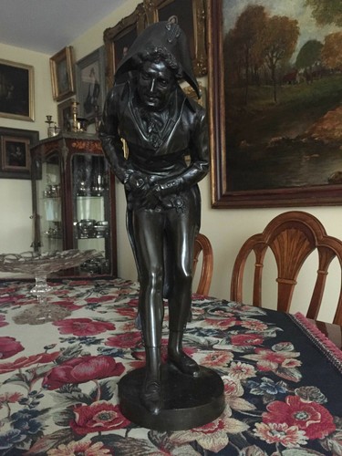 Pierre Louis DÉTRIER (1822-1897), FRENCH BRONZE SCULPTURE LE MUSCADIN ...