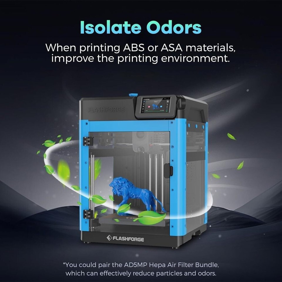 FLASHFORGE 3D Printer Enclosure Kit for Adventurer 5M DIY Design ...