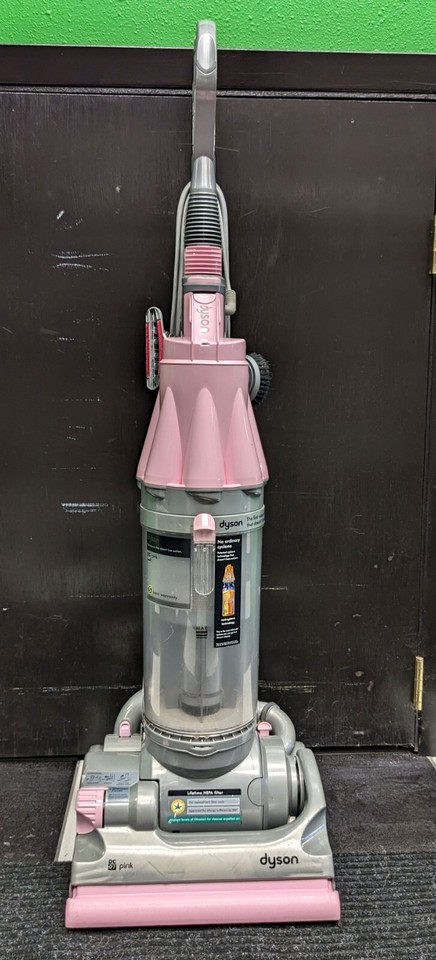 Dyson DC07 Pink Upright Vacuum Cleaner Mini Turbine Bare Floor ...