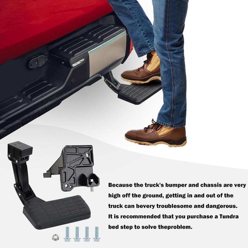 PT392-34231 Bed Step Assembly Kit Fits Toyota Tundra 2022-23 3.4L PTS30 ...