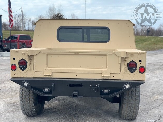 Rear Winch Step Bumper with Reverse/accessory Light for Humvee M998 ...