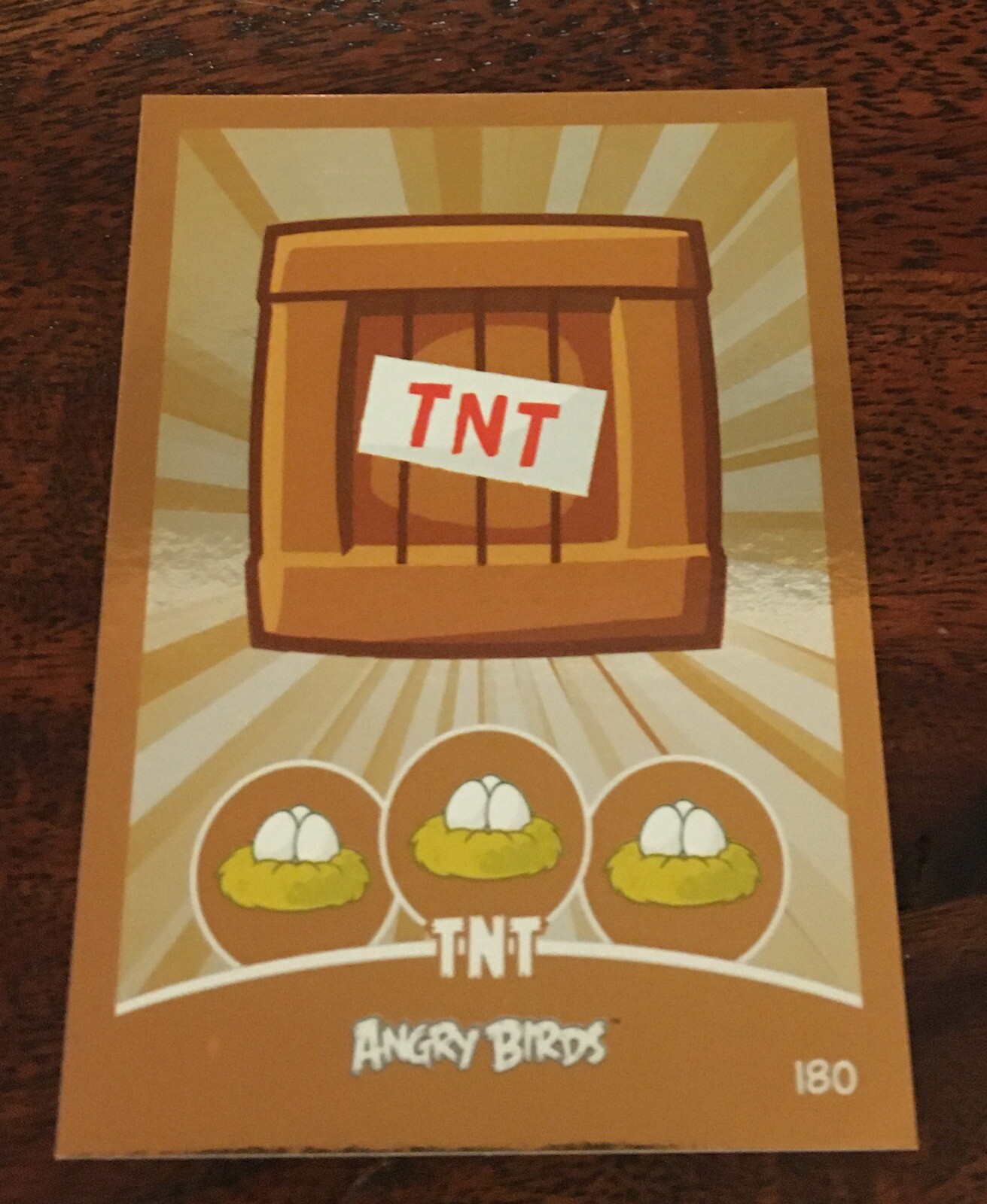 CARTE ANGRY BIRDS 2012 OR TNT N°180 | eBay