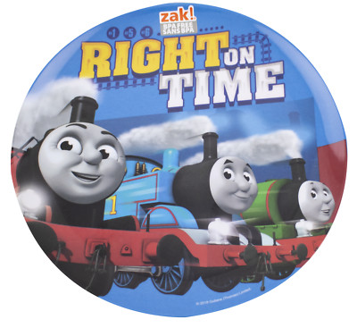 THOMAS THE TANK ENGINE KIDS MELAMINE DINNER PLATE ZAK DESIGNS | eBay ...
