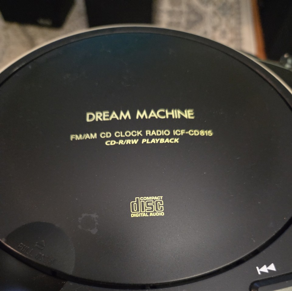Sony Dream Machine CD Player Dual Alarm Clock AM/FM Tested/Works with ...