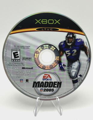 MADDEN NFL 2005 XBOX CD ACCEPTABLE CONDITION, DISC ONLY | eBay