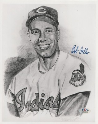BOB FELLER Autographed 8x10 Photo AUTO - PSA Authenticated - INDIANS ...