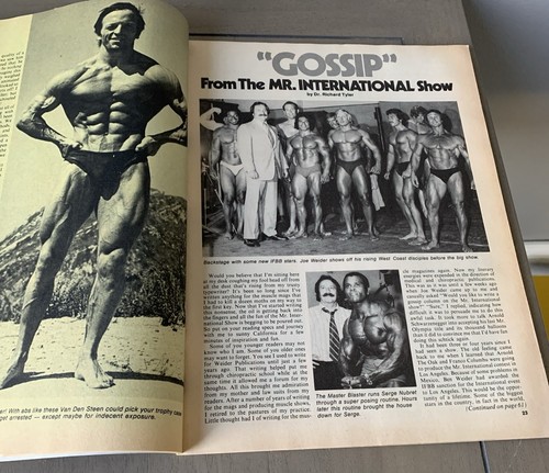 Arnold Schwarzenegger - Muscle Builder Bodybuilding Magazine - January ...