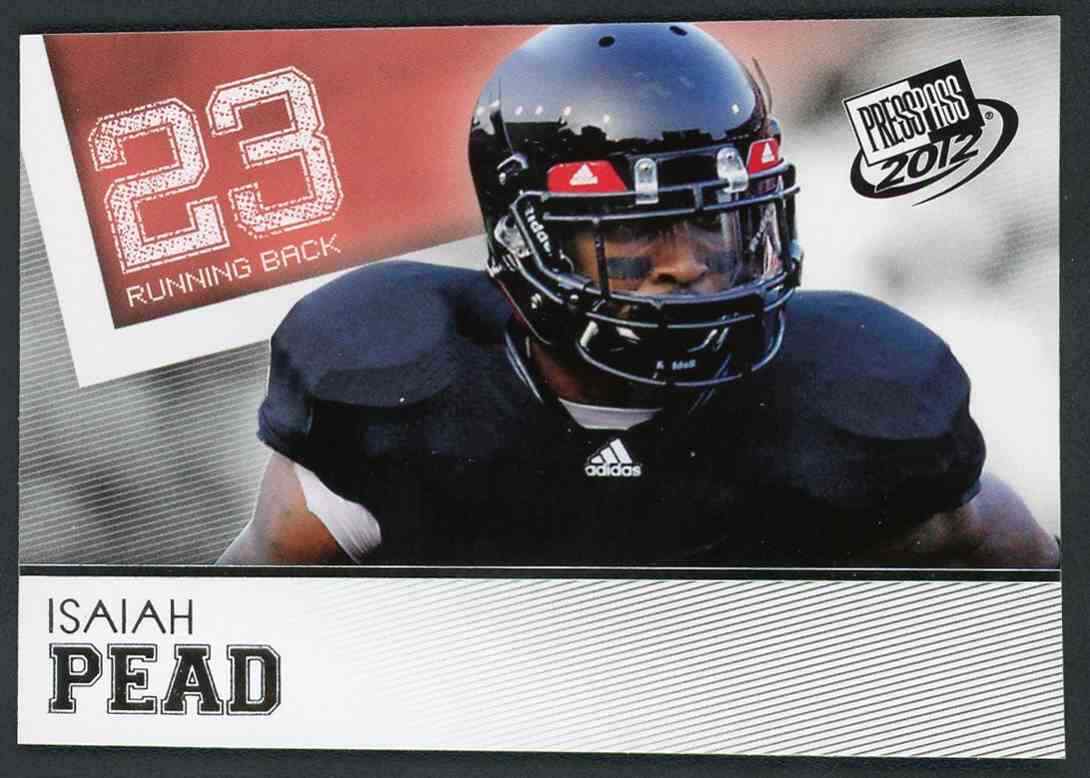 2012 Press Pass Isaiah Pead Rookie Cincinnati Bearcats #37 | eBay