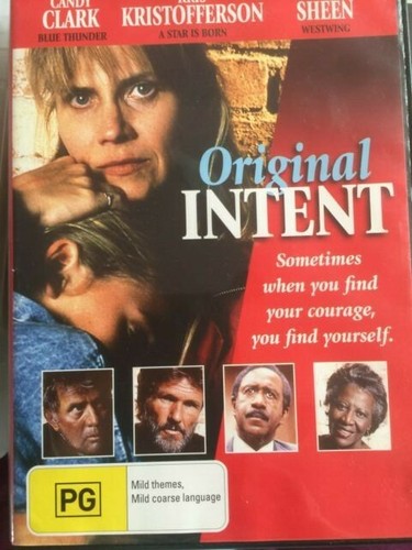 ORIGINAL INTENT - DVD - PRE-OWNED - FREE POSTAGE | eBay