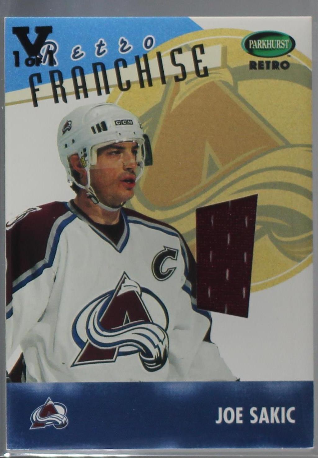 2002-03 In the Game Parkhurst Retro - Franchise Joe Sakic #RF-9 Itg ...