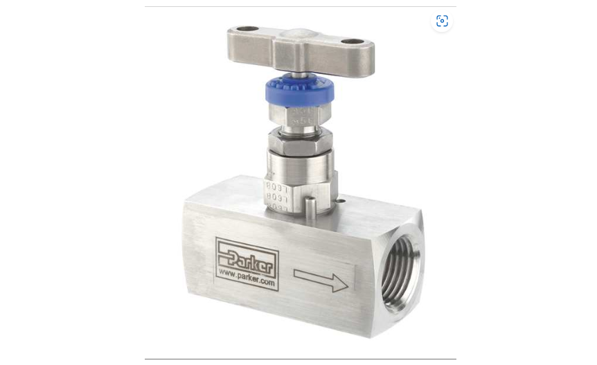 Parker Hnvs8ff Needle Valve Straight 316 Stainless Steel 1/2 in FNPT ...