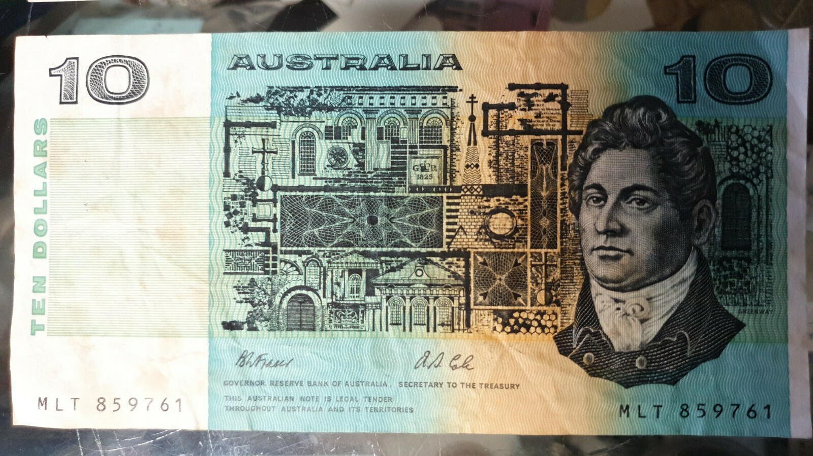 Set of 7 AUSTRALIAN PAPER BANKNOTES, CIRCULATED, $100 $50 $20, $10, $5 ...