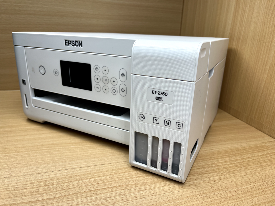 Epson EcoTank ET-2760 Supertank Color Inkjet All-in-One Printer - White ...